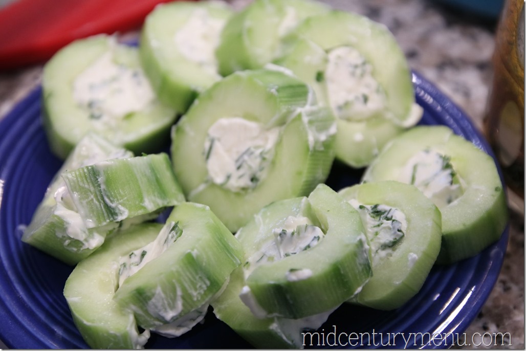 Cucumber Rings - Mid-Century Menu